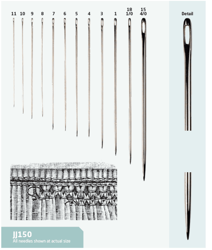 John James Milliners / Straw Hand Needles - Stitch and Go