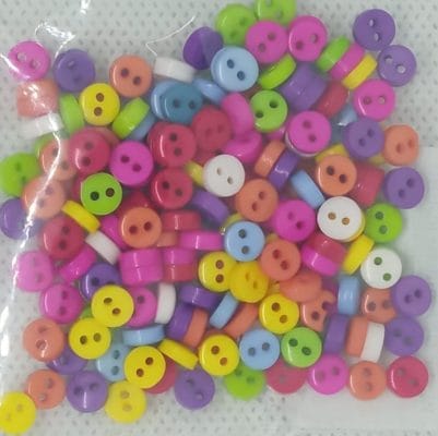 Small Small Buttons - 9mm - Stitch and Go