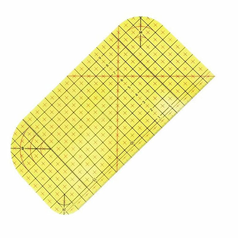 7 Piece French Curve Ruler Set- Metric - Stitch and Go