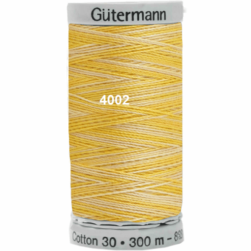 Gutermann Variegated Sewing thread Cotton 30 - Stitch and Go